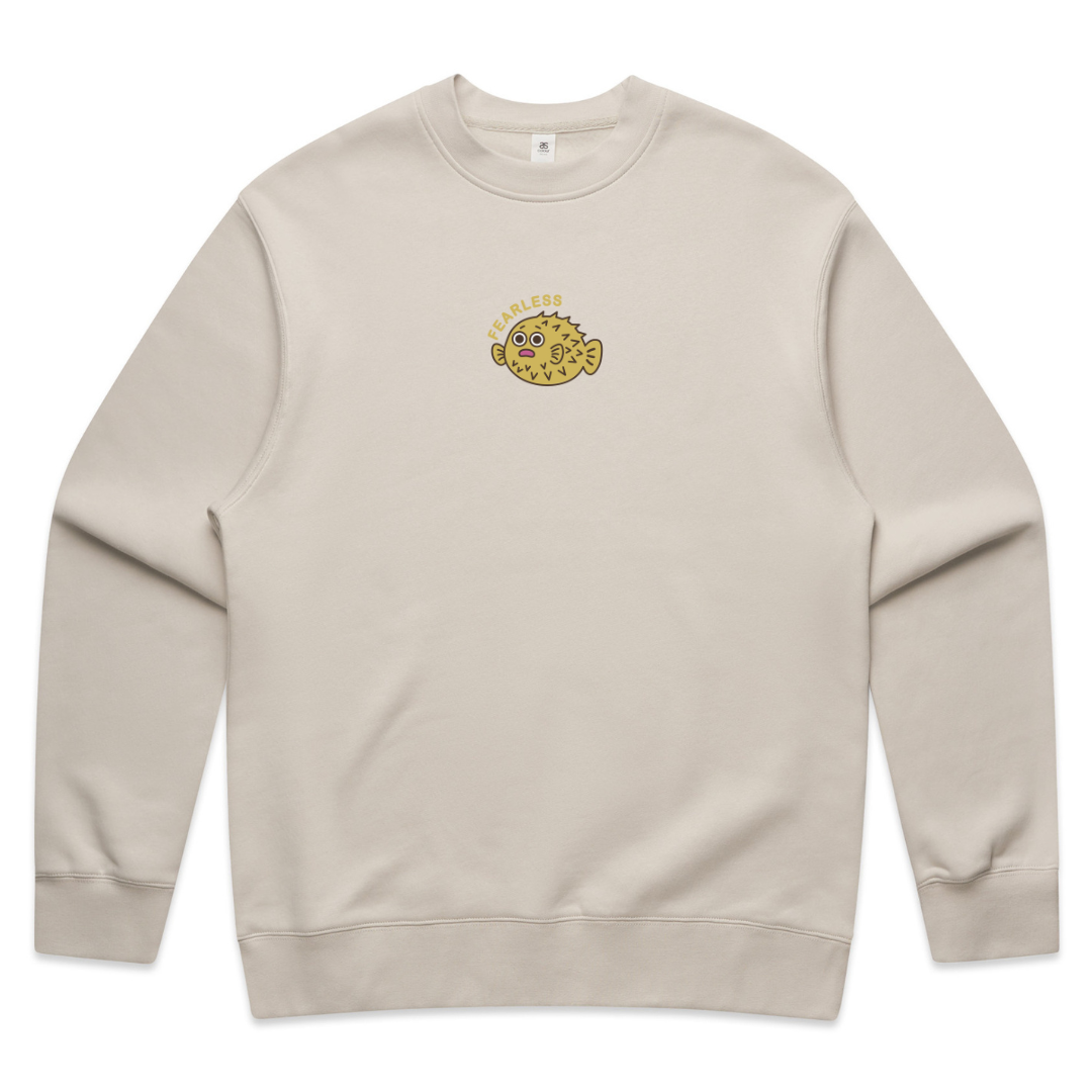 Fearless Finn Crewneck - Bone – FOSS Clothing